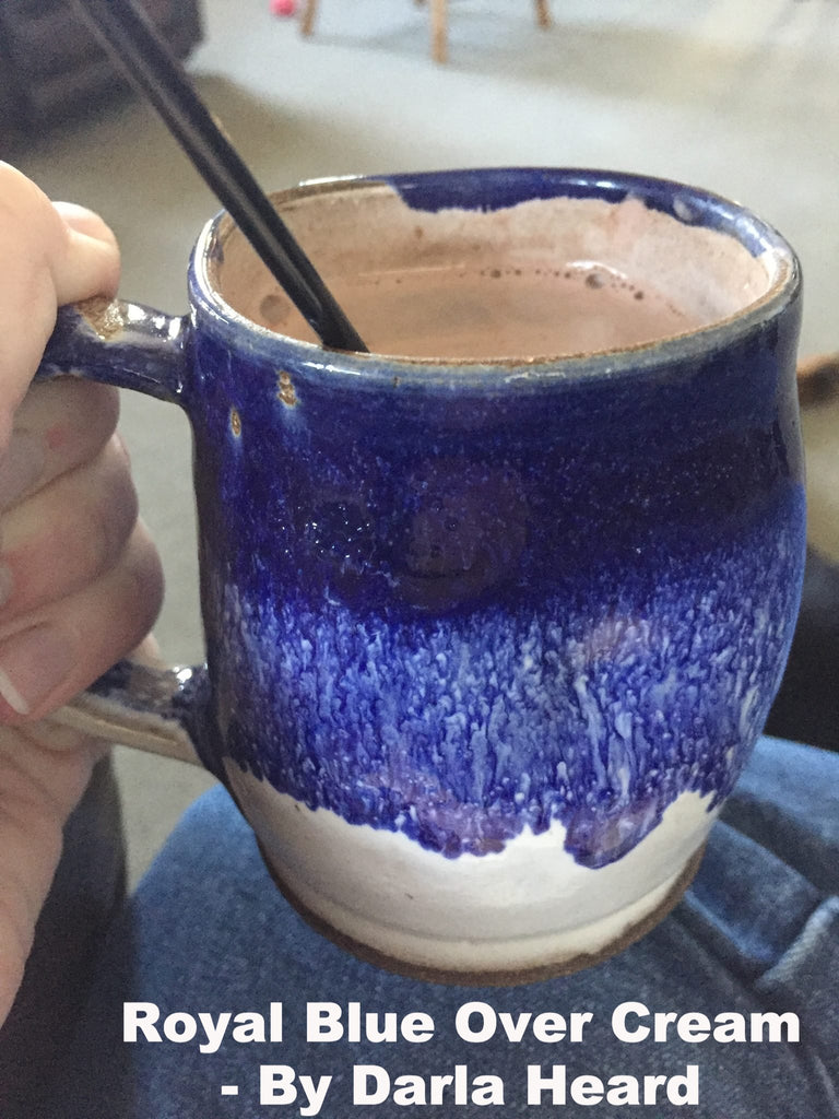Clayscapes Pottery Signature Line Glaze - Royal Blue – Amy Lee Pottery